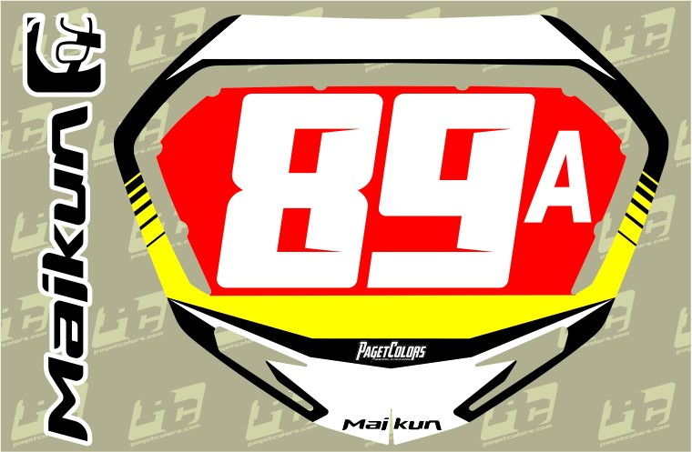 Déco Plaque MAIKUN PRO - Design 1 - Paget ColorsPaget Colors