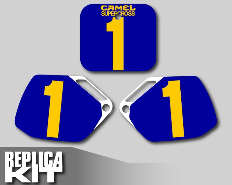 Kit plaques CAMEL SUPERCROSS 125-250 CR 90-92 - Paget ColorsPaget Colors