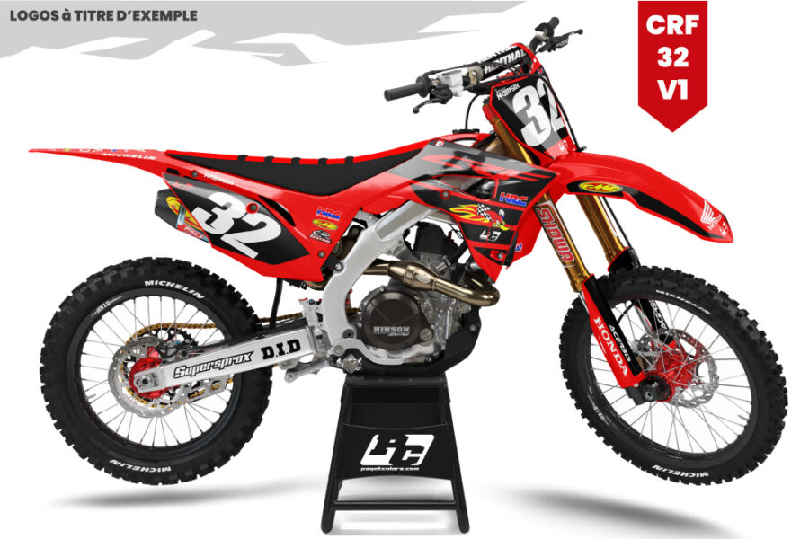 Kit déco HONDA CRF #32 - Paget ColorsPaget Colors